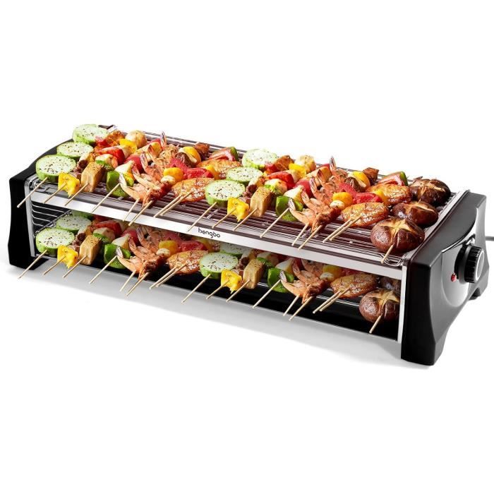 Barbecue Electrique De Table, Barbecue Électrique Sans Fumée Avec ...