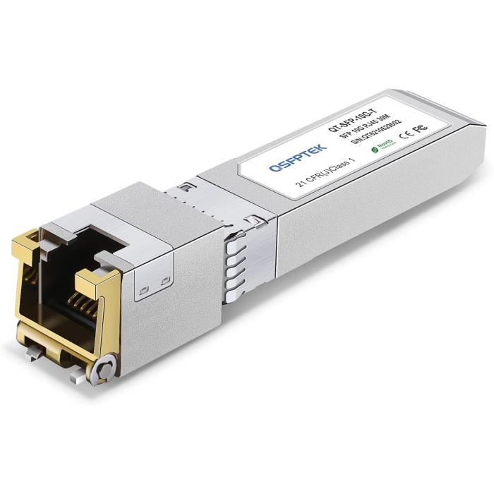 10G Sfp+ Cuivre Rj45 Module 10Gbase-T Transceiver Pour Arista Sfp-10Ge-T, Jusqu'À 30 M[J1752 ...