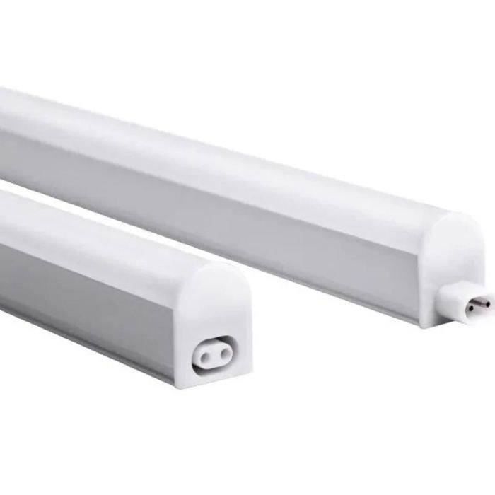 Tube Néon LED T5 60cm 6.5W 2 Têtes - Blanc Chaud 2300k - 3500k ...