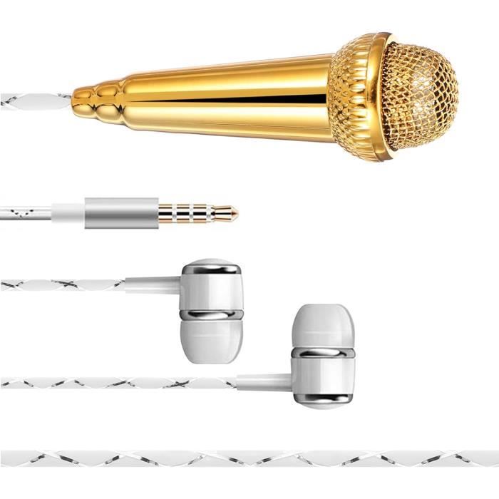 Mini Microphone Avec Écouteur Portable Ordinateur Portable Microphone ...