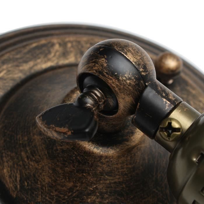 Rétro E27 Industriel Applique Lampe Murale Edison Fer Pour Couloir Bar ...