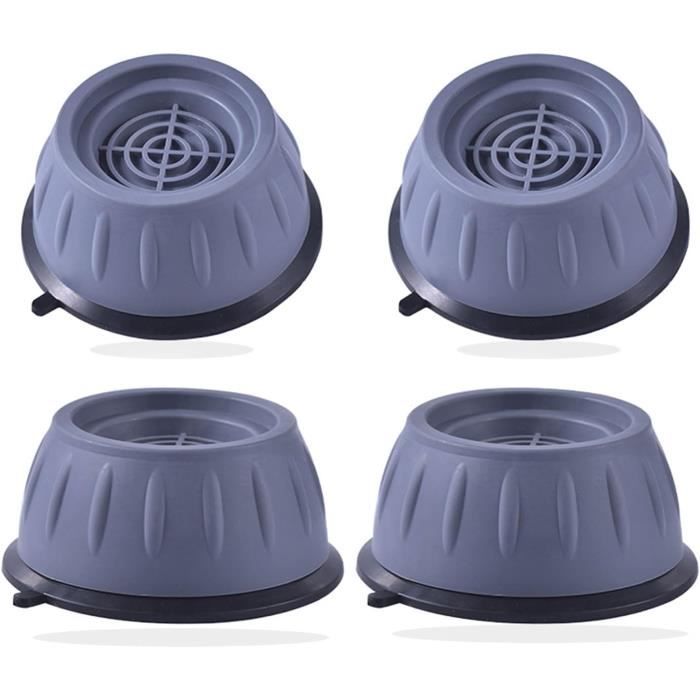 Lot de 4 patins de pieds de machine à laver anti-vibrations, anti ...