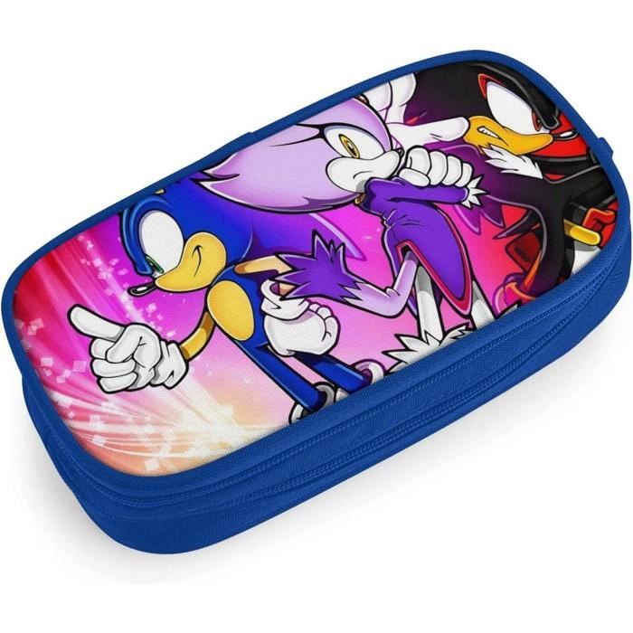 Sonic The Hedgehog Pencil Pen Case WidePen Bag Blue[107] Bleu ...