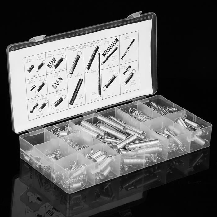 Ressort En Acier Ressort De Compression, 200Pcs 20 Tailles Kit D ...