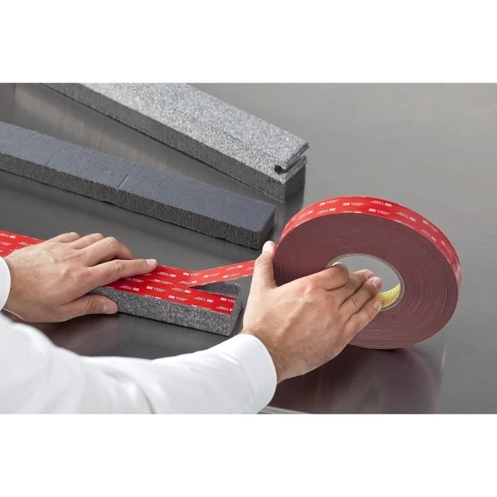 3M 4952, Ruban Adhésif Mousse Double Face - Excellente Adhésion Sur Les ...