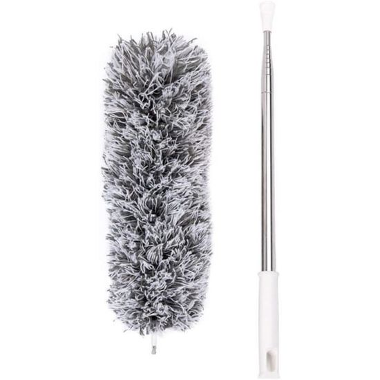 Plumeau extensible avec rallonge en acier inoxydable, plumeaux ...