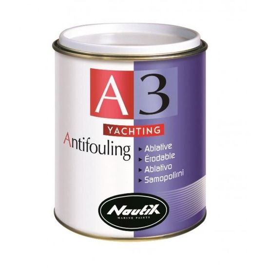 NAUTIX A3 Yachting Antifouling érodable Bleu Marine 0,75L - Antifouling - Erodable et semi ...