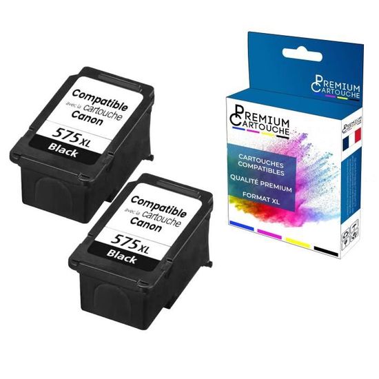 Cartouche pour Canon PG575 PG575 XL Compatible Noir x 2 - PREMIUM ...