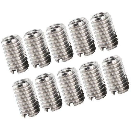 Inserts de filetage - SALUTUYA - M4x0,7 et M6x1,0 - Acier inoxydable ...