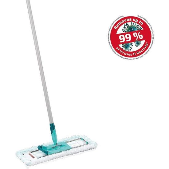 Leifheit Lave-sol Profi XL micro duo manche acier, balai microfibre ...