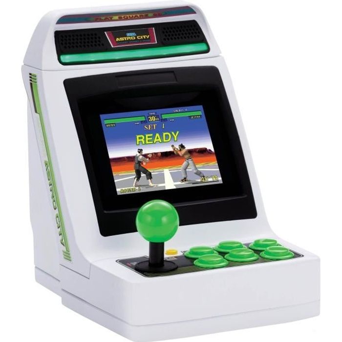 Mini Borne d'Arcade - SEGA - Astro City Mini - Console portable - Multi-plateforme - Noir / Gris ...