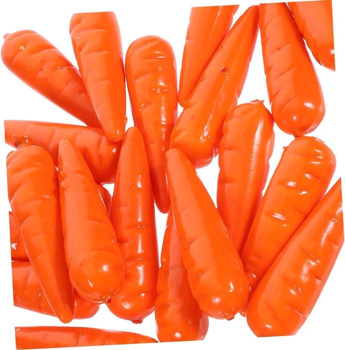 20 Pièces Carotte Réaliste Récolter Des Carottes Petites Carottes ...