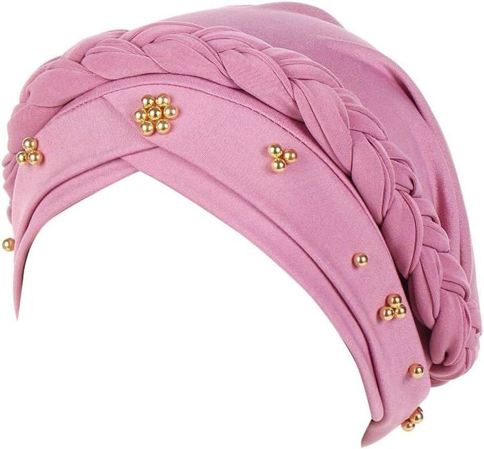 Bonnet Turban Pour Femme Musulmane,Chic Chapeau Strass Avec Perle Hijab ...