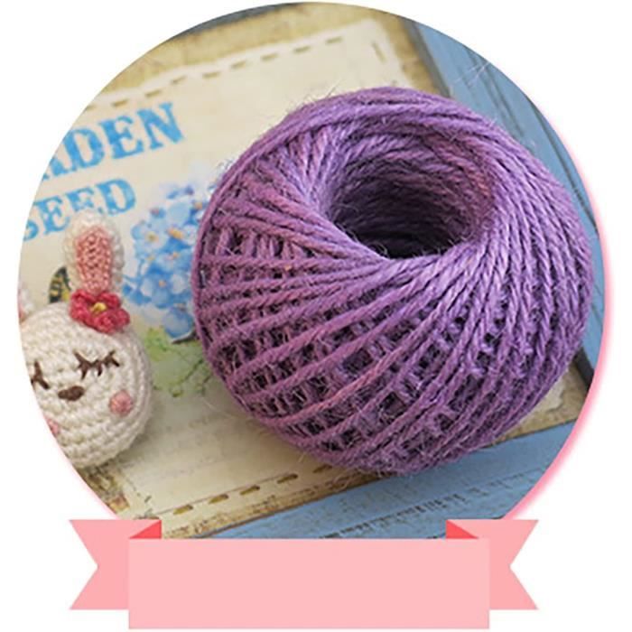 Corde De Ficelle Naturelle De 2 Mm, 15 Types De Couleurs En Option ...