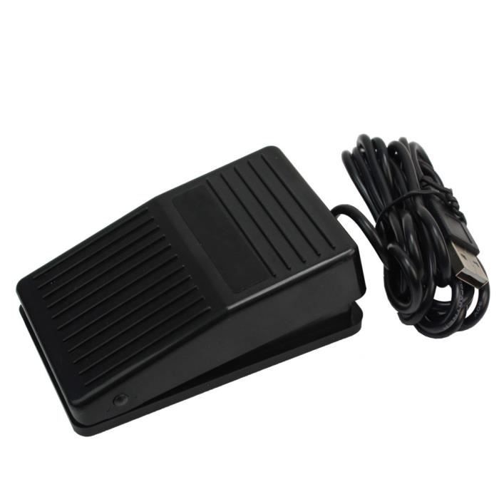Pédale de Commande Jeu USB Pédalier Commutateur pour PC Ordinateur ...