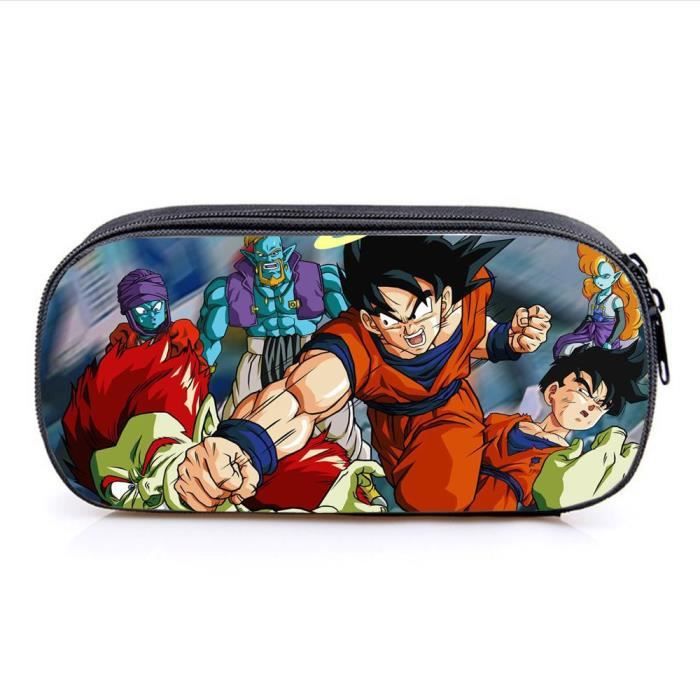Dragon Ball Trousse à Crayon,Zipper Étudiants Crayon Étui Sac Papeterie ...