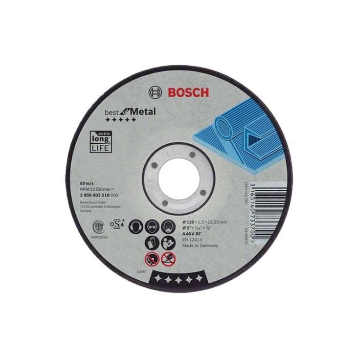 BOSCH Disque à tronçonner pour métaux à moyeu déporté - Ø 230x2,5mm ...