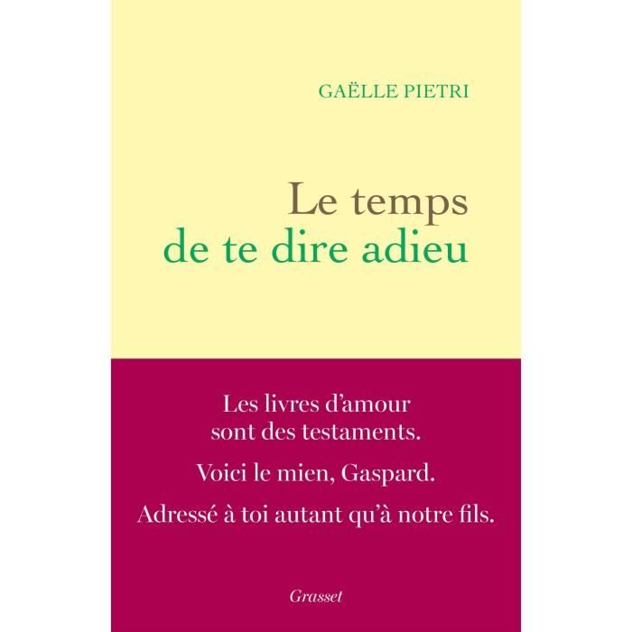 Le temps de te dire adieu - Cdiscount Librairie