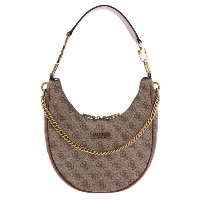 GUESS Dagan Convertible Hobo Bag Latte Logo [248490] - sac à épaule ...