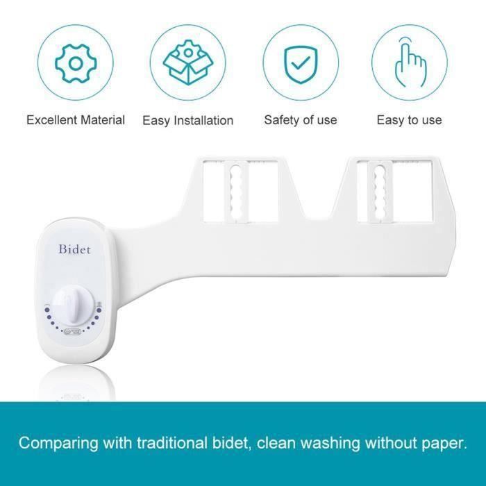 Goodbuy-Buse simple Manuel non électrique Fixation du siège Bidet de ...