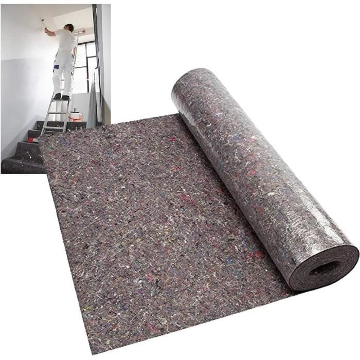 LILIIN Bâche de peintre,1x 50 m,protection de surface avec couche en ...