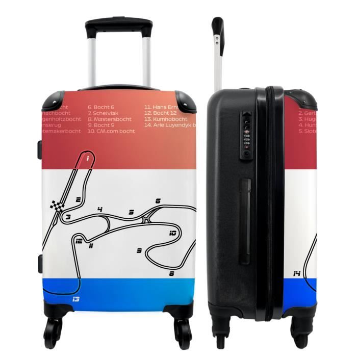 Grand Valise NoBoringSuitcases.com® - Bagage léger - 4 roues - 90 ...