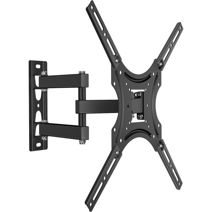 Support Television Mural Pivotant Inclinable Pour 26-55 Pouces Ecran ...