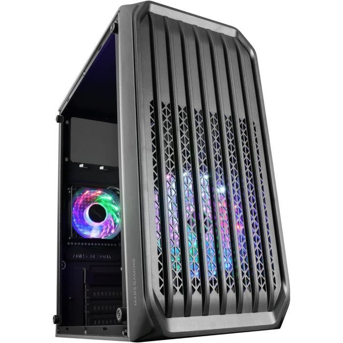 Mars Gaming Mc-S2, Boîtier Pc Micro-Atx Ultra-Compact, Grille Avant, 2X ...