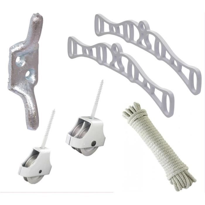 Creel Clothes Airer Dryer Rack End Laundry Ceiling Drier White Cast ...