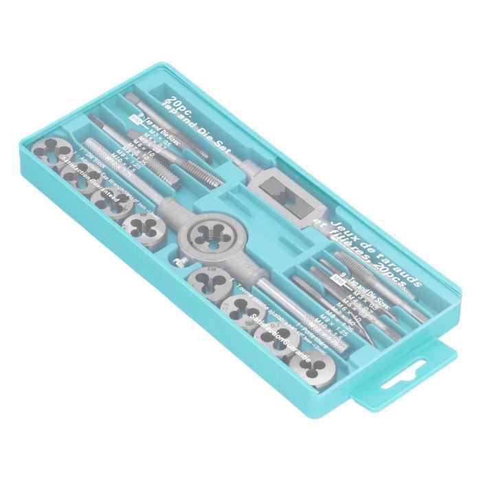 Jeu de tarauds et de filières métriques - YOSOO - Kit de Matrices de Tarauds - Alliage dur - M3 ...