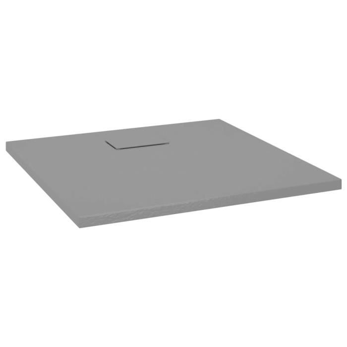 FHE - Receveur de douche SMC Gris 90x90 cm - DX1010 - Cdiscount Bricolage