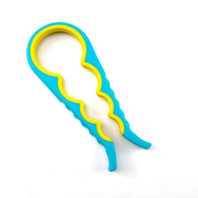 TIRE BOUCHON,blue-y--Ouvre bouteille manuel antidérapant, 1 pièce 4 en ...