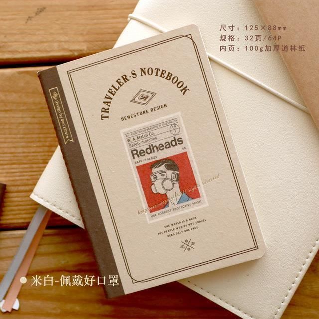 CARNET DE NOTES,White blank passport--série Vintage 8 modèles de ...