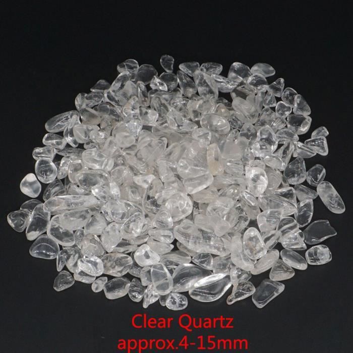 GALET,Clear Quartz-50g--Pierres naturelles en vrac, cristal de guérison ...