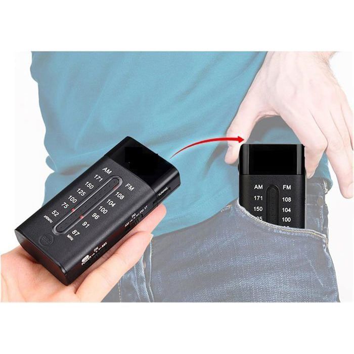 Radio Portative TR107 Retekess 10Pcs,Mini Pocket Portable FM AM Soutien ...