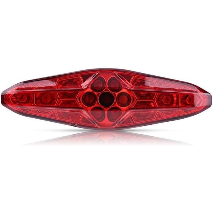 Feu Arriere Moto, Feu Arriere Moto,Feux Stop Led Moto,12V 15 Led Feu ...