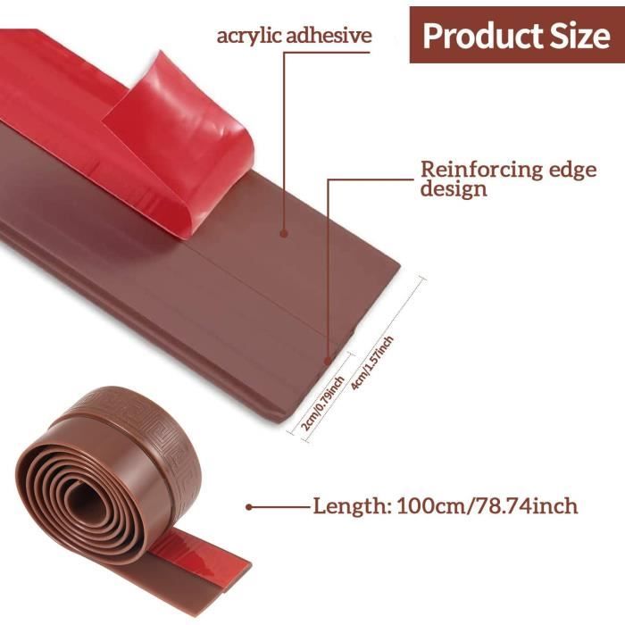 Bas De Porte Isolant 100Cm Boudin De Porte Isolant Froid Avec Joint ...