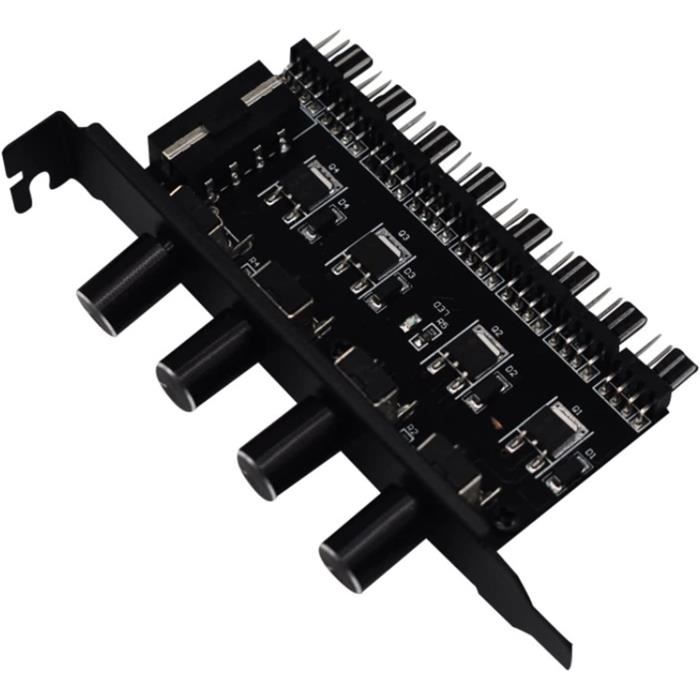 12V 4Pin 3pin Speed Controller Bouton 1 à 3 8 Way Compatible with ...