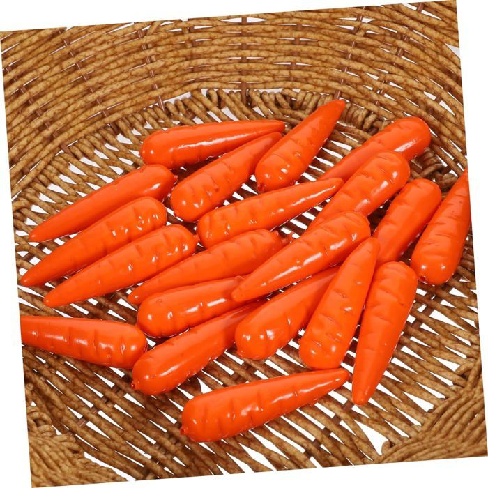 20 Pièces Carotte Réaliste Récolter Des Carottes Petites Carottes ...