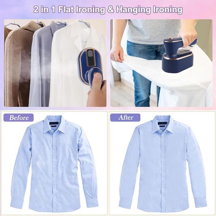 Fer À Repasser De Voyage Pliable,Mini Fer Défroisseur À Vapeur Portable Machine À Repasser À ...