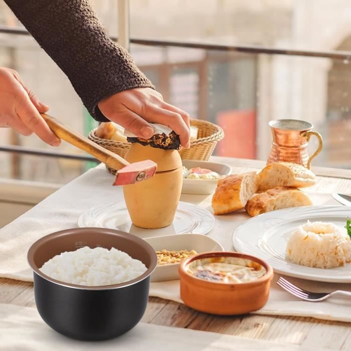 Cuiseur À Riz Pots Intérieurs 2L 304 En Acier Inoxydable Poêle De Cuisson Intérieure ...
