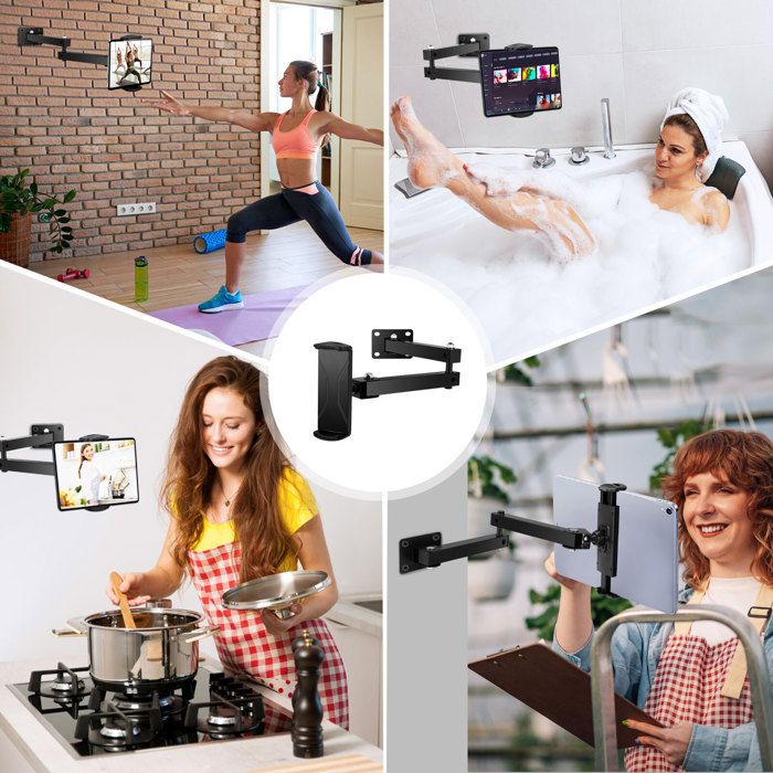 TTLIFE Support Mural pour Tablette, Support Mural iPad en Alliage d ...