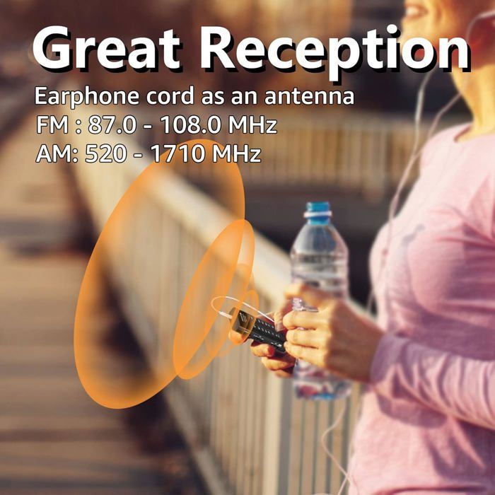 Radio Portative TR107 Retekess 10Pcs,Mini Pocket Portable FM AM Soutien ...