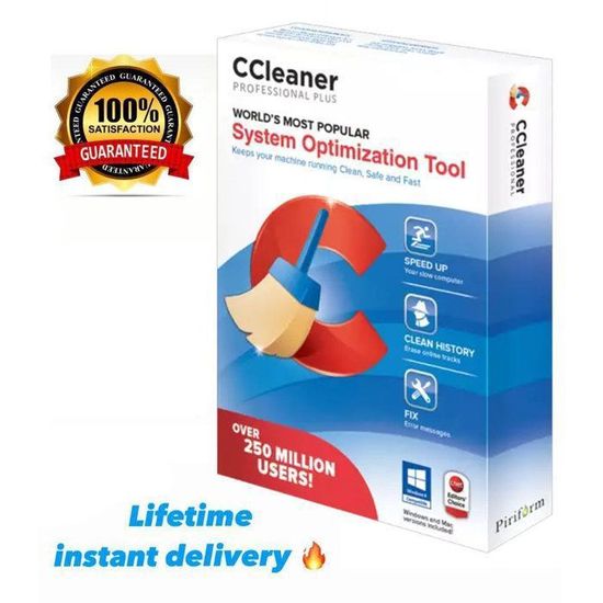 CCleaner Professional 2024 version installable complete a télécharge ...