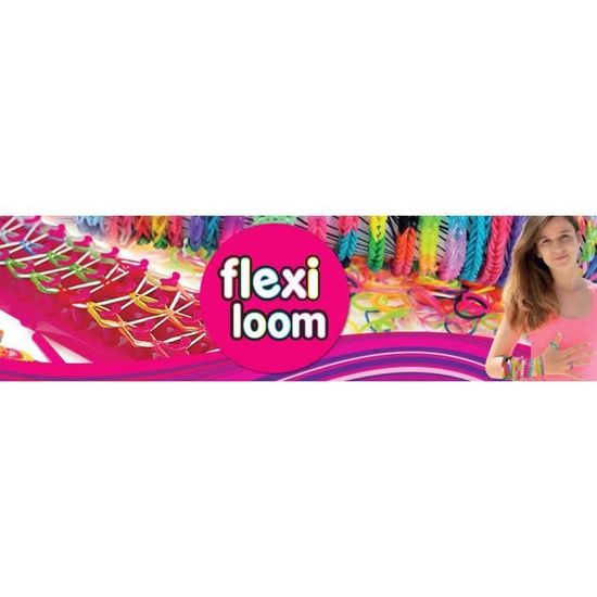 Flexi Loom - 3000 élastiques pour fabriquer 75 bracelets - Cdiscount ...