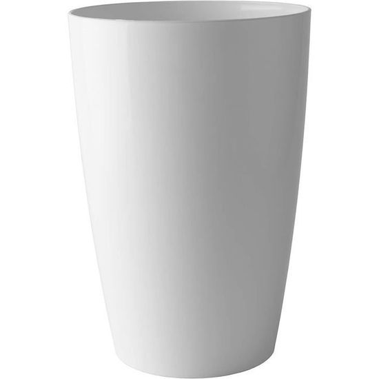 Santorini Pot 40 Cm Blanc[H4134] - Cdiscount Jardin