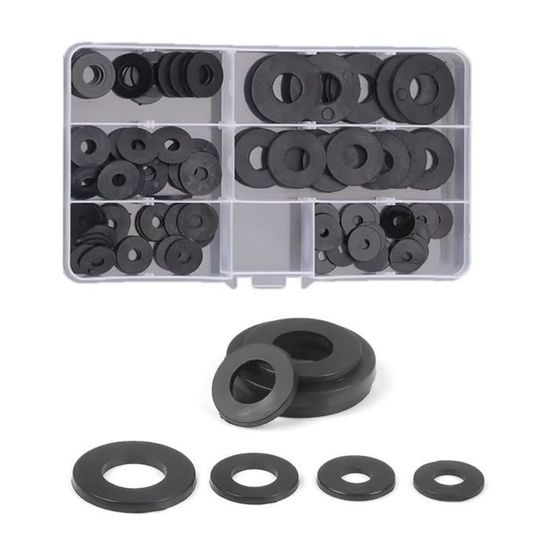 110 Pièces M3 M4 M5 M6 M8 M10 M12 Rondelle En Plastique Nylon Rondelle ...