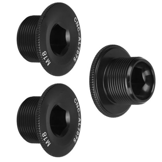 Vis de manivelle de vélo VGEBY - Boulon M18 en alliage d'aluminium 7075 ...