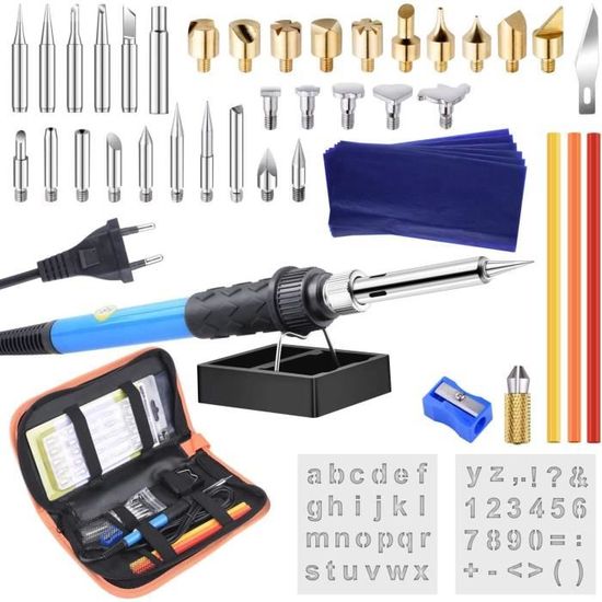 Kit de Pyrogravure - YYV - Outil de gravure au bois professionnel - 30 ...