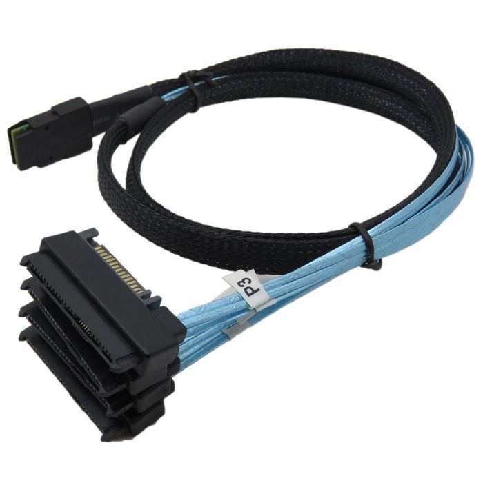 Cable - nappe integration Cabledeconn - G0501 - Mini connecteurs SAS 36 ...